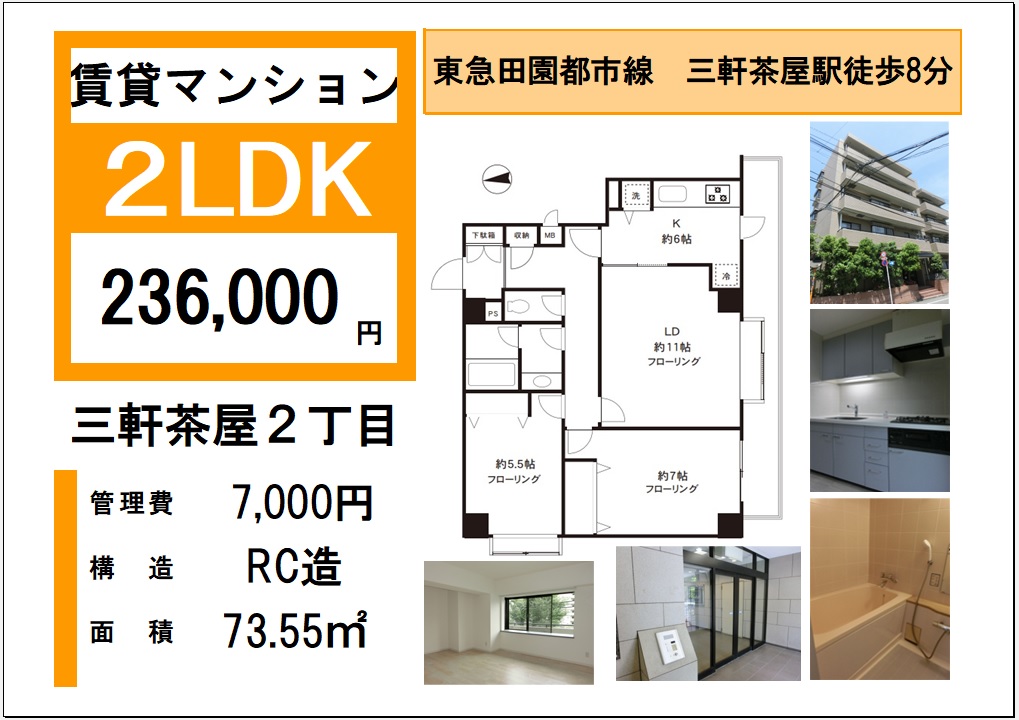 2L DK 公園前🌳2帖のトランクルーム付き ｜物件ブログ｜三軒茶屋の賃貸・売買など不動産ならウィルプランニング